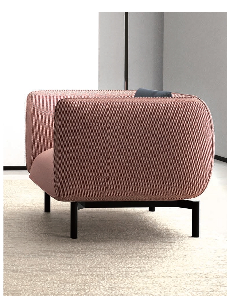 Melo Three Seater Lounge Sofa by Kino | Workspace Furniture Dubai