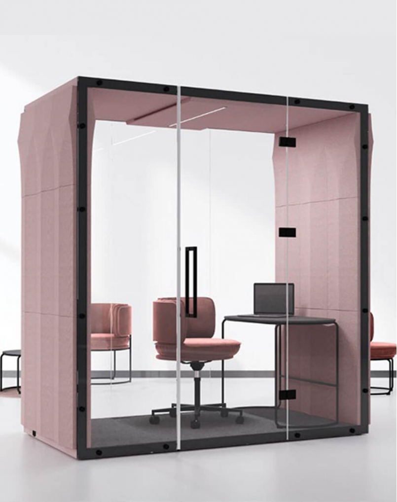Acoustic Pods For Offices | Acoustic Office Phone Booths | Workspace