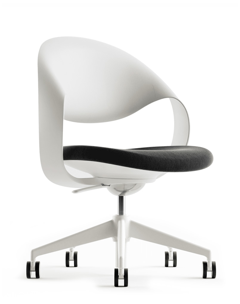 Loop Black Visitor Chair | Workspace Office Furniture Dubai