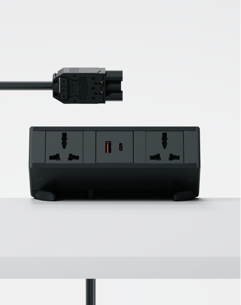 LEON Interlink Desktop Clamp Power Module | WORKSPACE.AE