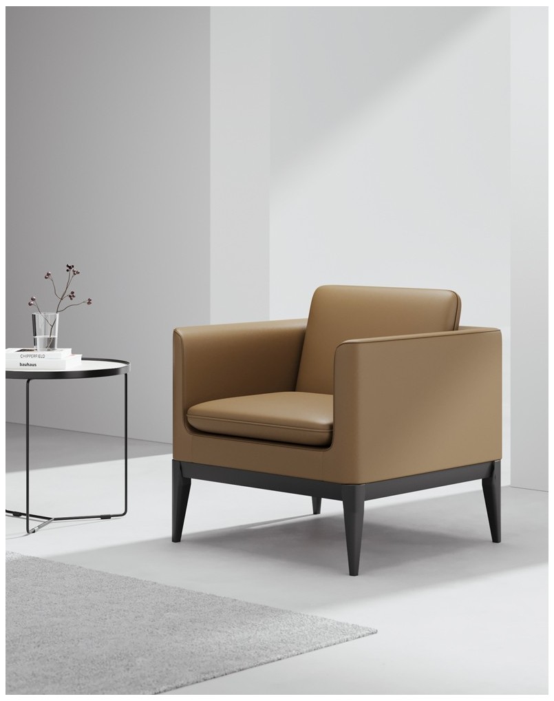 Brooklyn Minimalist Single Seater Modern Office Sofa Workspace Fu