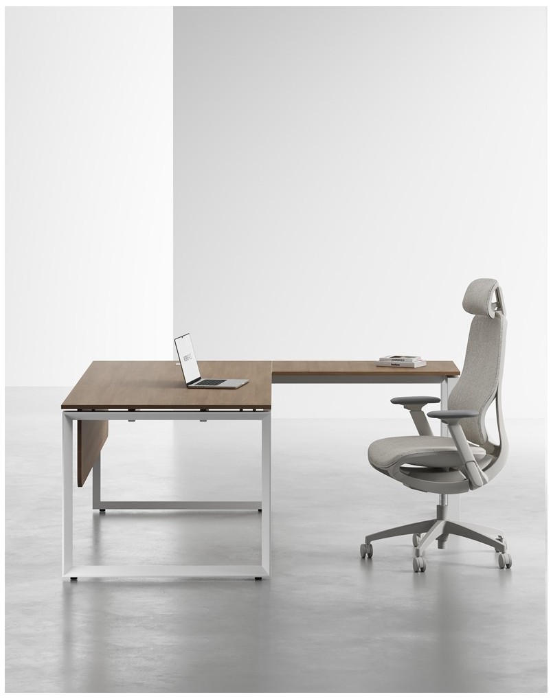 Ace Series L-Shape Executive Desk | Workspace Office Furniture Dubai