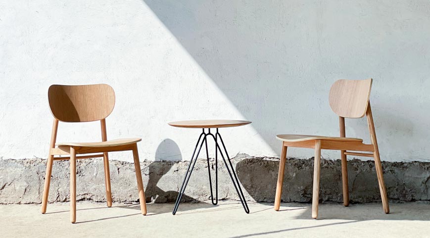 Birch Wood Veneer Multi-Purpose Chair