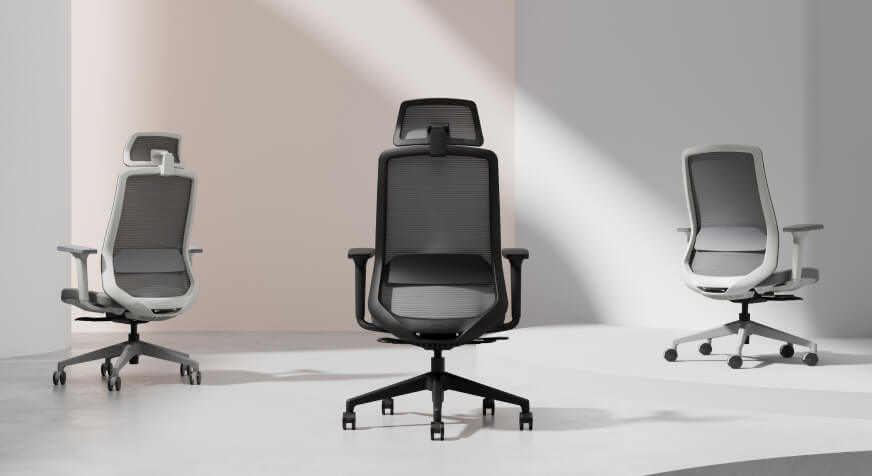 GEO Black Ergonomic Executive Chair | Workspace Office Furniture Dubai