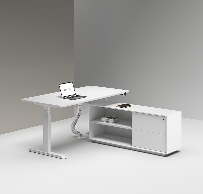 Max Pro Series L-Shape Dual Motor Electric Height Adjustable Standi...