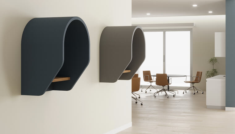 Roma Series Wall Phone Booth