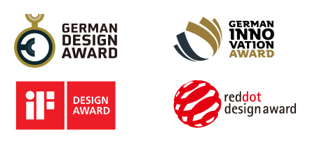 Reddot Design Award Logo THRIVE Honored By IF And Red Dot Jury In