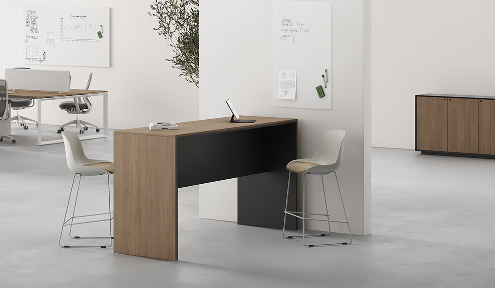 High Table and Stools | Workspace.ae